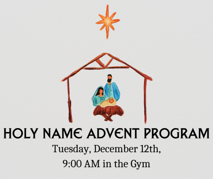 2023 Advent Program – Holy Name Catholic School