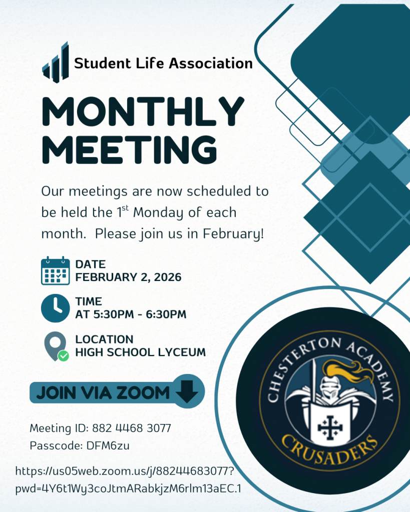 Student Life Association Meeting – Holy Name Catholic School